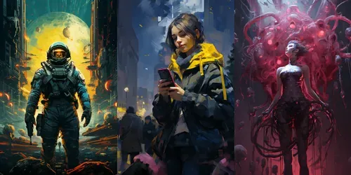 Neon Cyberpunk Cityscapes Midjourney Prompt | PromptBase