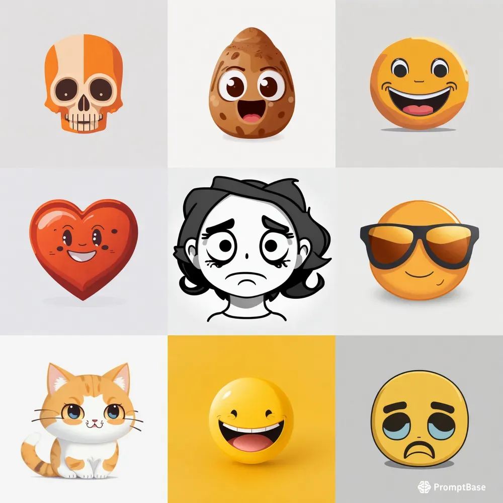 Emoji Stickers Designs Leonardo Ai Prompt | PromptBase