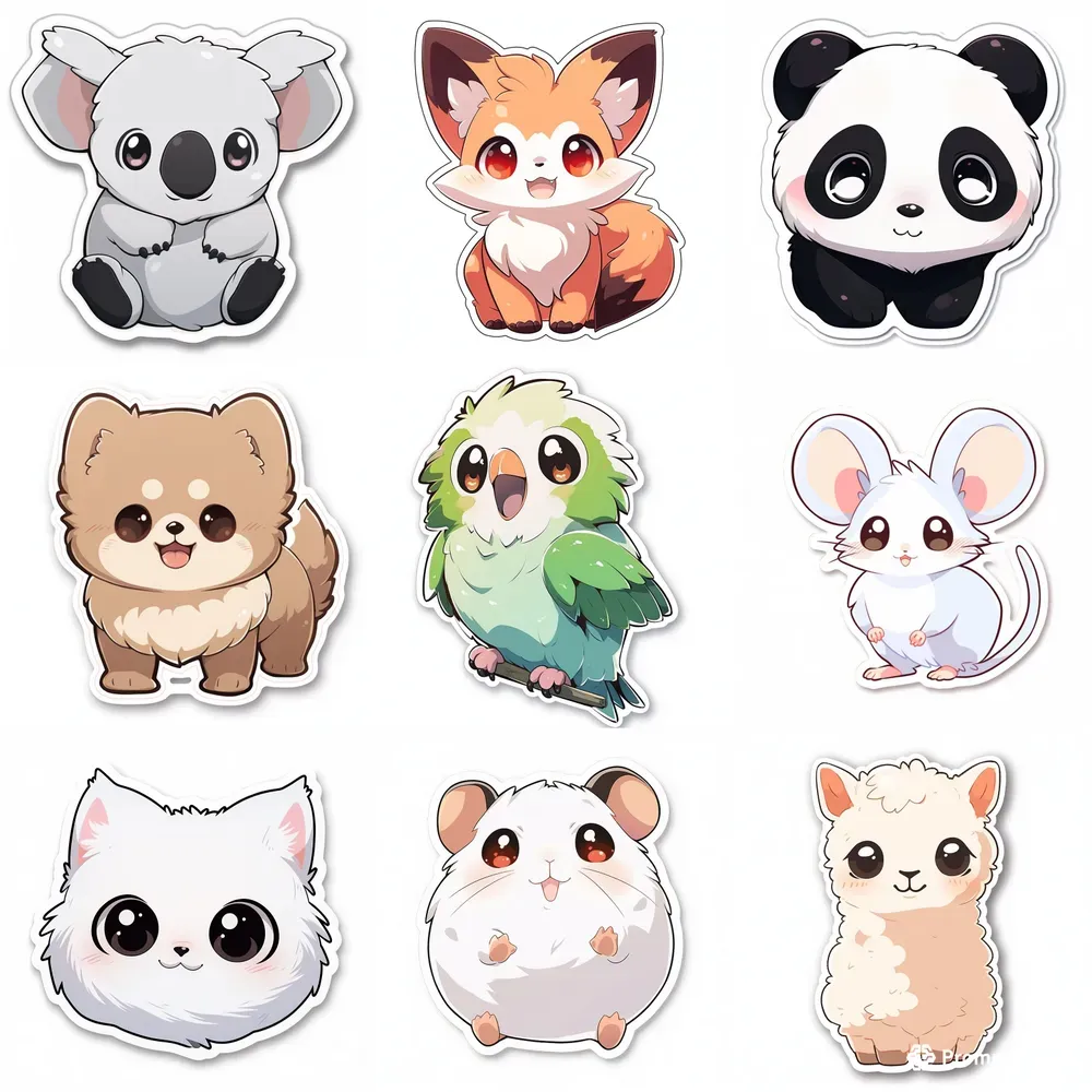 Very Cute Stickers Anime Style Midjourney Prompt | PromptBase