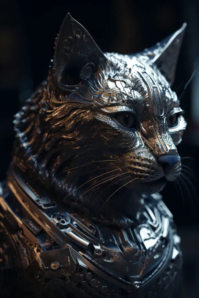 Realistic Metal Character Portraits Midjourney Prompt | PromptBase