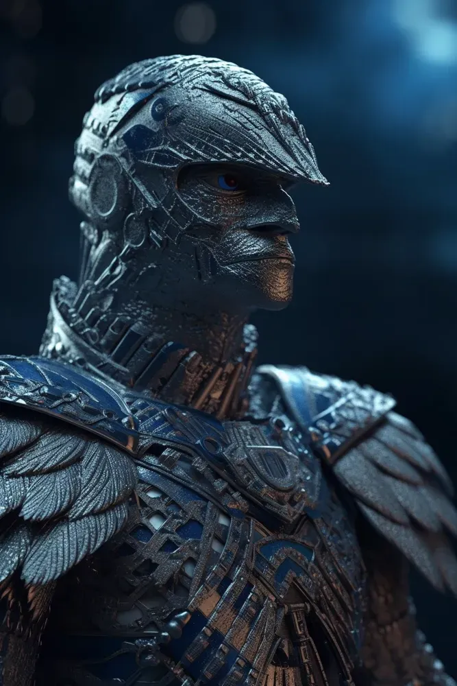 Realistic Metal Character Portraits Midjourney Prompt | PromptBase