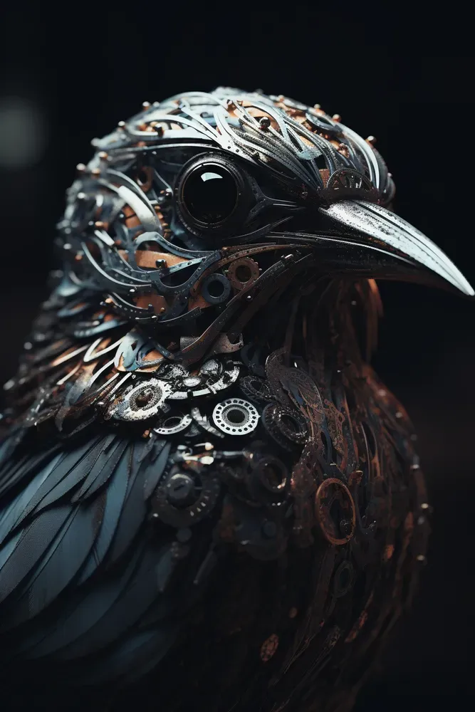 Realistic Metal Character Portraits Midjourney Prompt | PromptBase