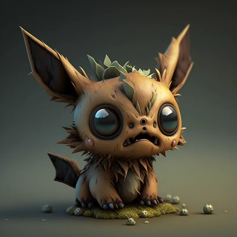 Cute Monsters Pokemon Midjourney Prompt | PromptBase