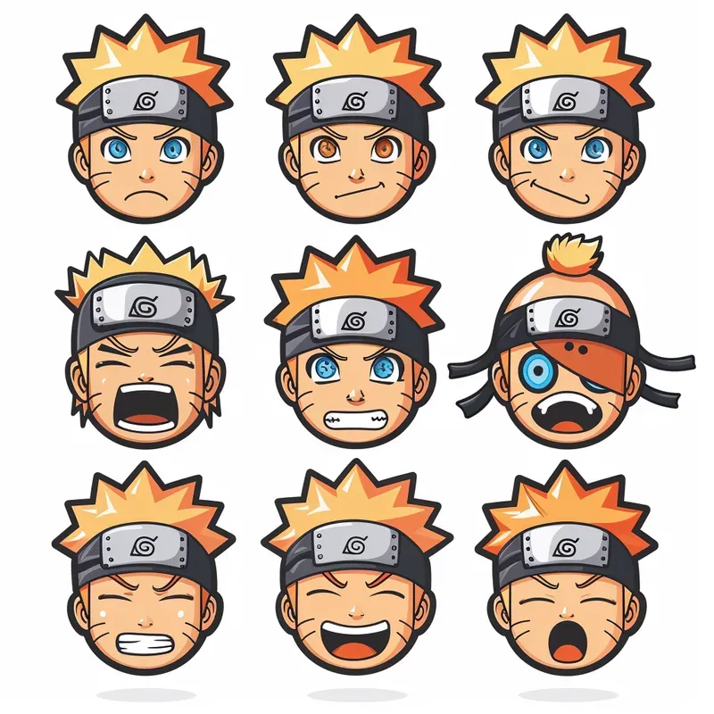 Title Emotes 2D Twitch Famous Characters Midjourney Prompt | PromptBase