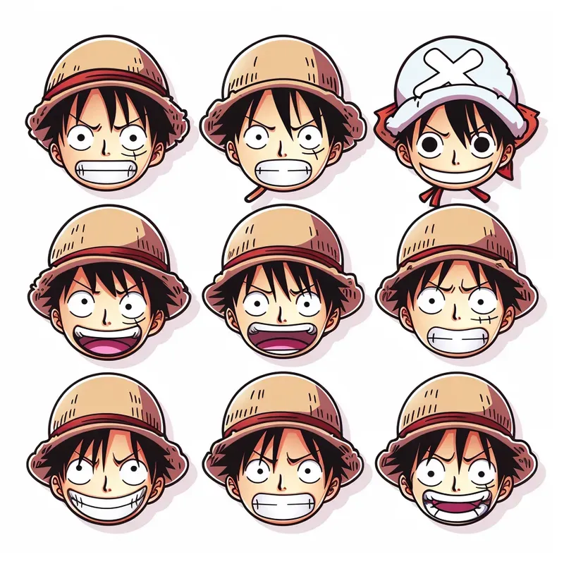 Title Emotes 2D Twitch Famous Characters Midjourney Prompt | PromptBase