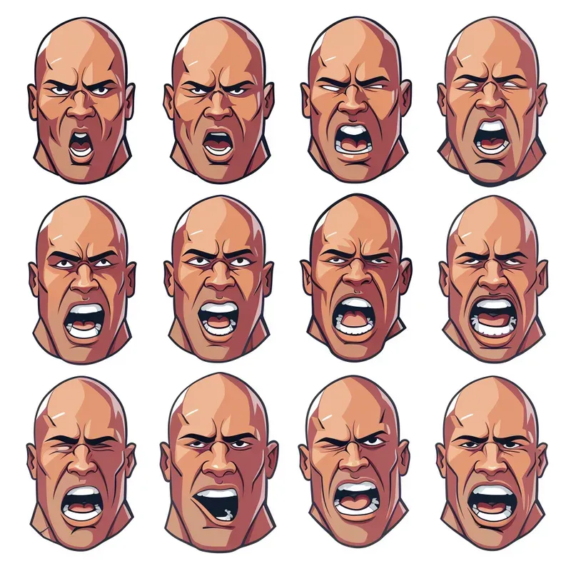 Title Emotes 2D Twitch Famous Characters Midjourney Prompt | PromptBase