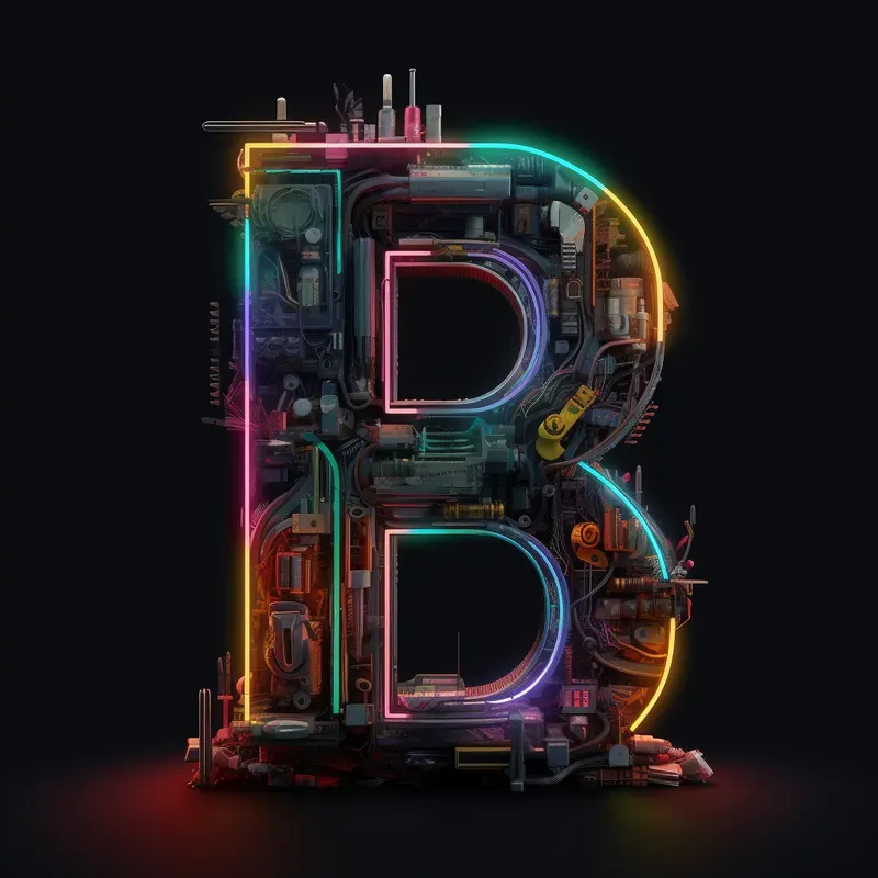 Letters In Cyberpunk Style Midjourney Prompt | PromptBase
