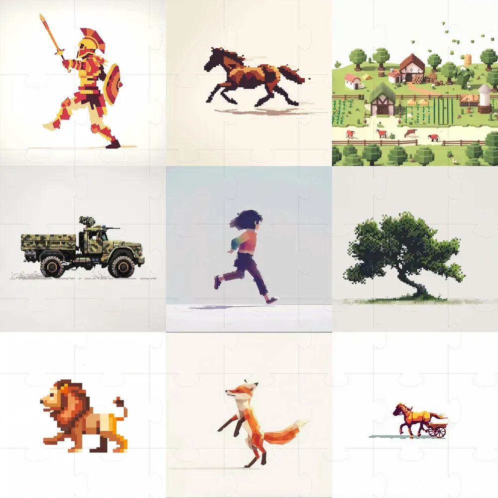 2D Pixelated Vintage Video Games Art Midjourney Prompt | PromptBase