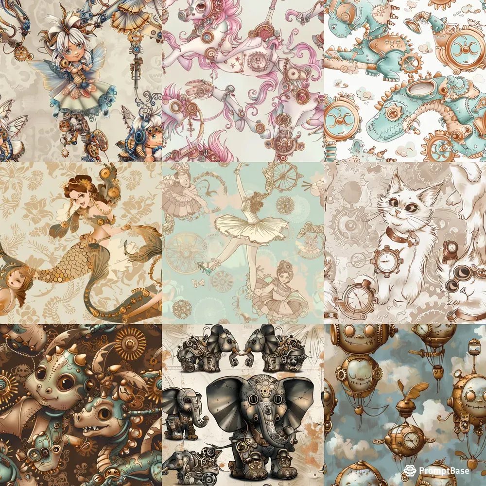 Vintage Whimsy Patterns Midjourney Prompt | PromptBase