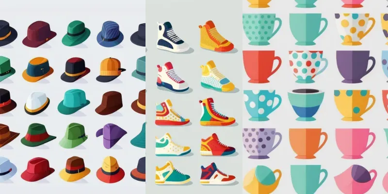 Simple Asset Sheets Midjourney Prompt | PromptBase