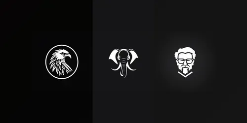 Simple Modern Monochrome Logos DALL·E Prompt | PromptBase