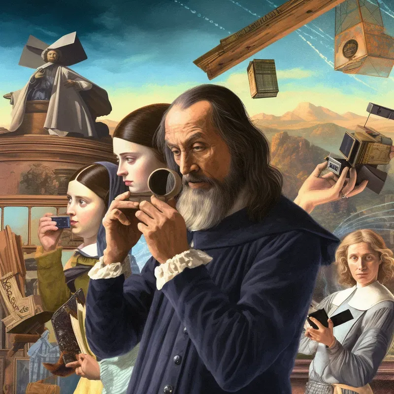 Collage Art With Historical Figures Midjourney Prompt | PromptBase