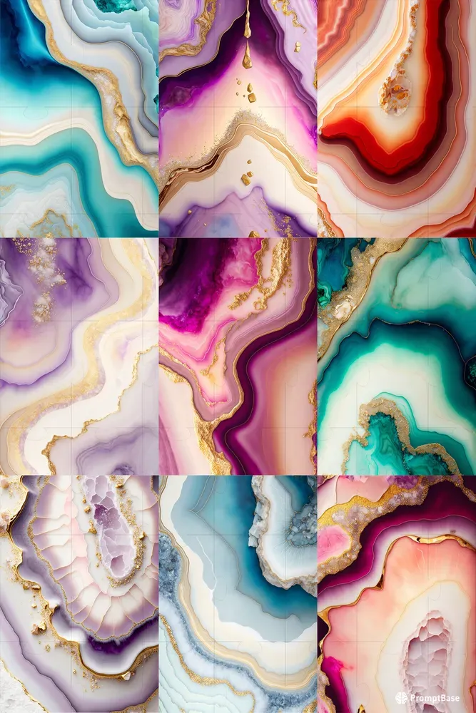 Pretty Agate Quartz Wallpapers Midjourney Prompt | PromptBase