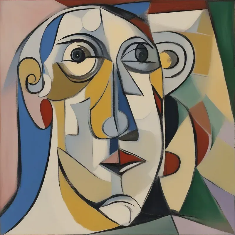 Diamond Abstract Forms Of Picasso Art Stable Diffusion Prompt | PromptBase