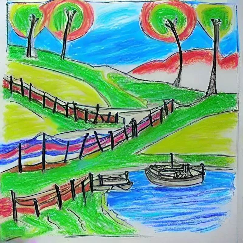 Hand Made Child Drawing Illustrations Stable Diffusion Prompt | PromptBase