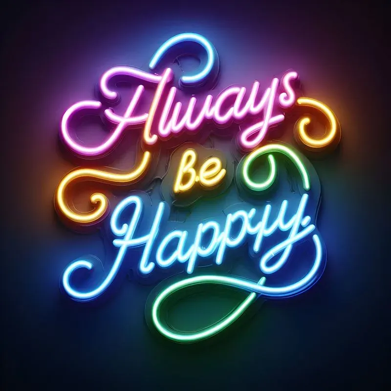 Epic Neon Sign Lightings Illustration DALL·E Prompt | PromptBase
