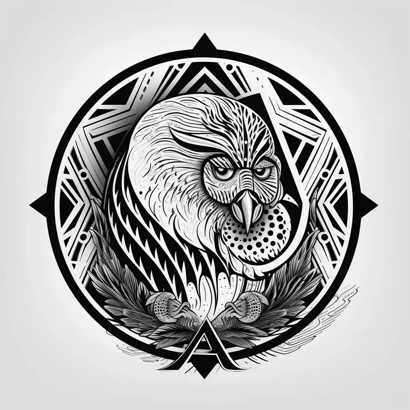 Intricate Linocut-inspired Logos Midjourney Prompt | PromptBase