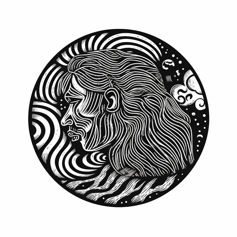 Intricate Linocut-inspired Logos Midjourney Prompt | PromptBase