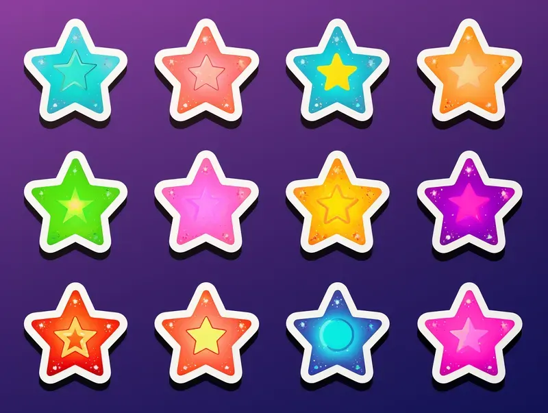 Colorful And Cute Sticker Sheets Midjourney Prompt | PromptBase