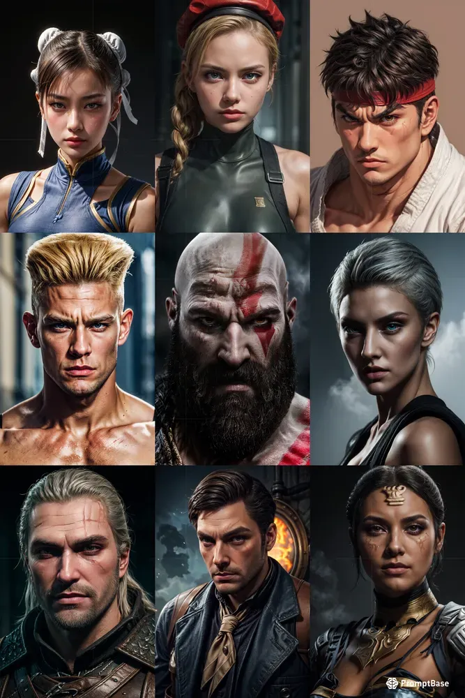 Realistic Game Characters Stable Diffusion Prompt | PromptBase