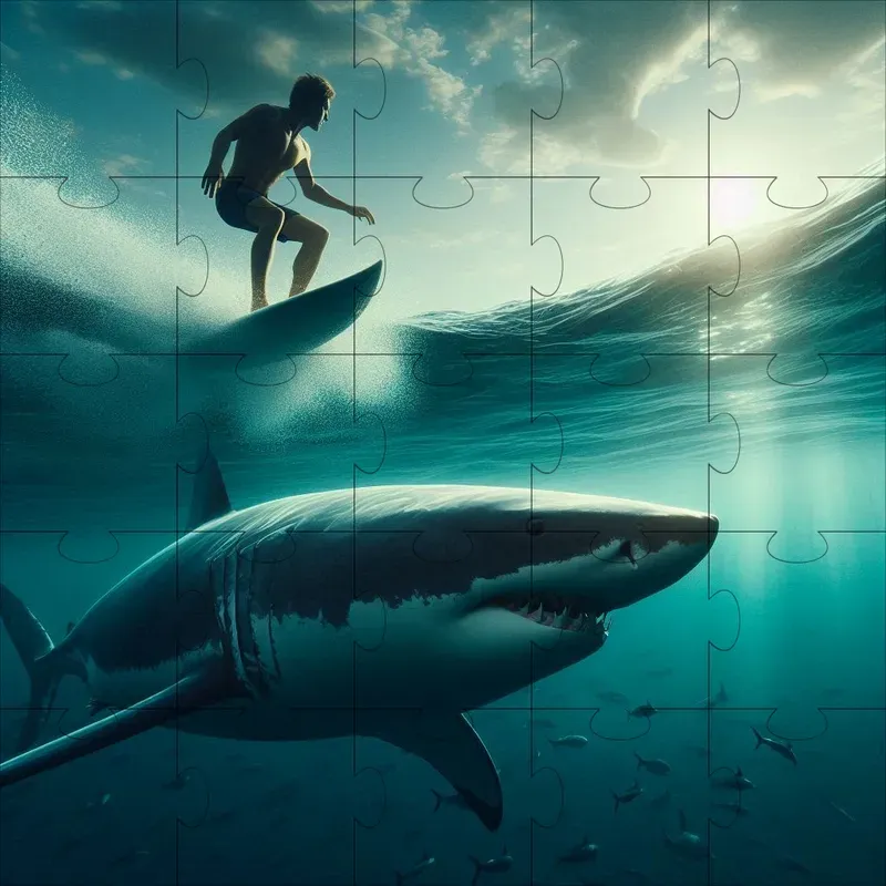 Realistic Shark Thumbnails DALL·E Prompt | PromptBase