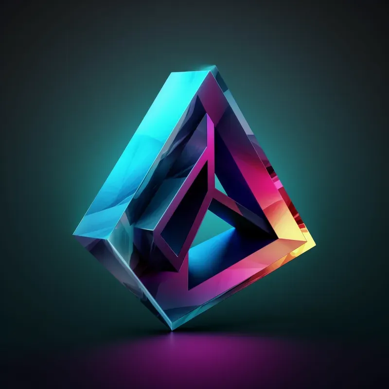 Forms Logos In 3D Optics Midjourney Prompt | PromptBase