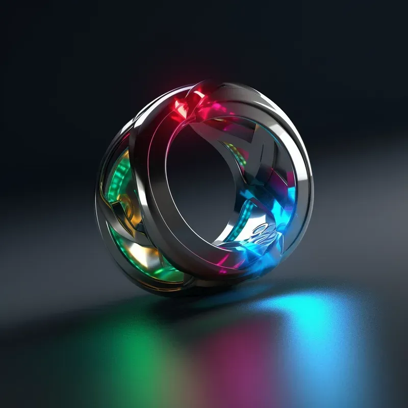 Forms Logos In 3D Optics Midjourney Prompt | PromptBase