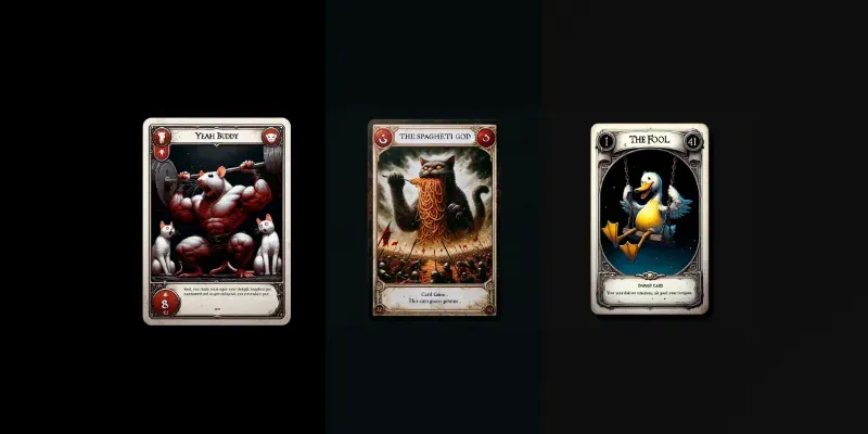 RPG Dark Fantasy Board Game Cards DALL·E Prompt | PromptBase