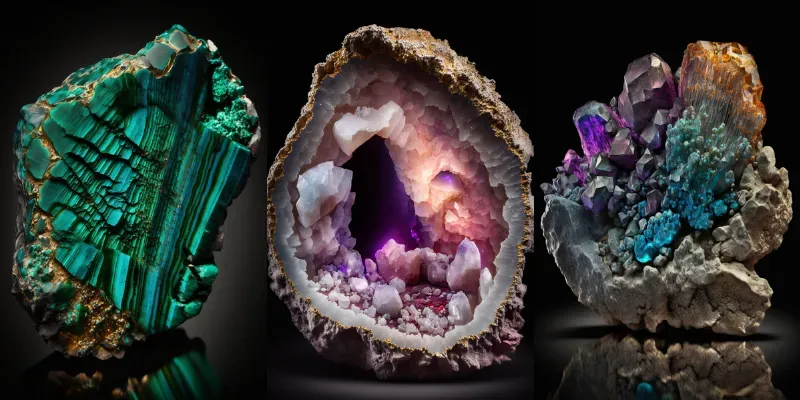 Minerals Portraits Midjourney Prompt | PromptBase