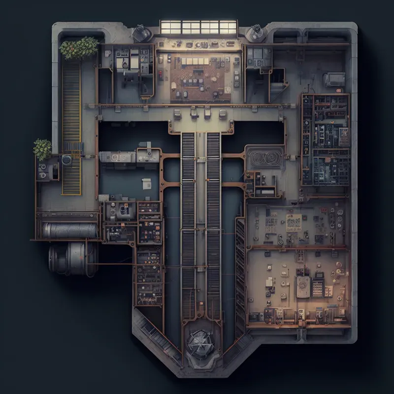 2D Top-down Game Level Designs Midjourney Prompt | PromptBase