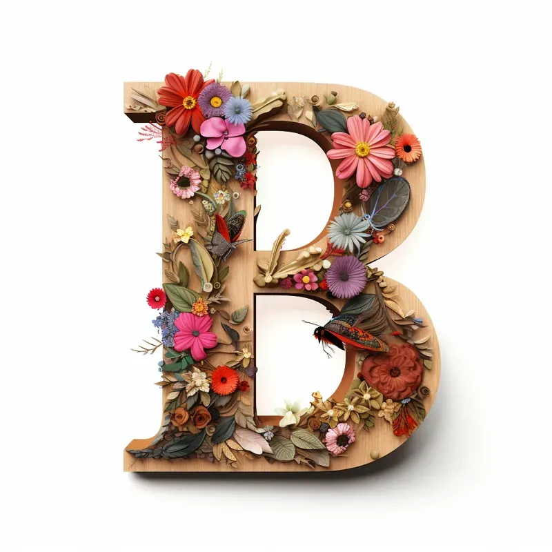 Beautiful Boho Letters Midjourney Prompt | PromptBase