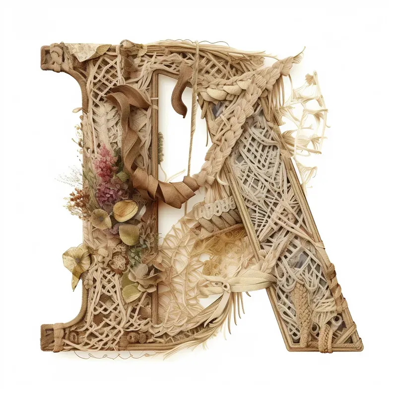 Beautiful Boho Letters Midjourney Prompt | PromptBase