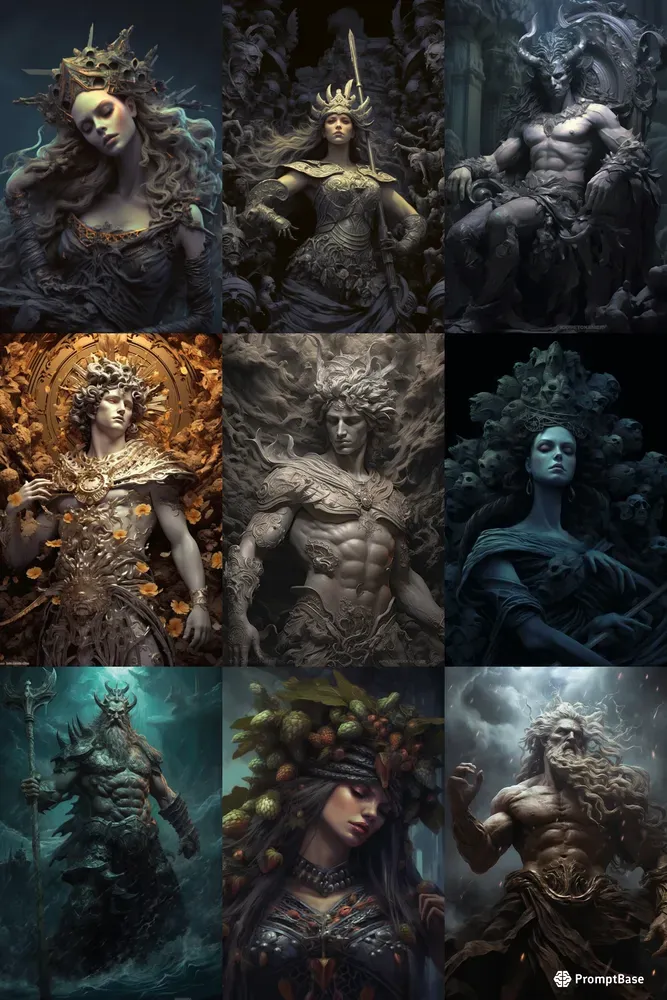 High Reality Mythical Art Midjourney Prompt | PromptBase