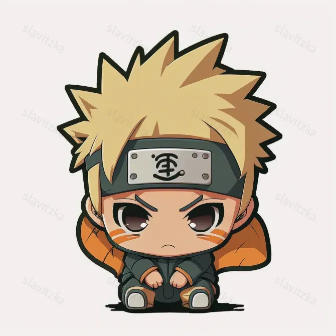 Famous Anime Characters Cute Chibis Midjourney Prompt | PromptBase