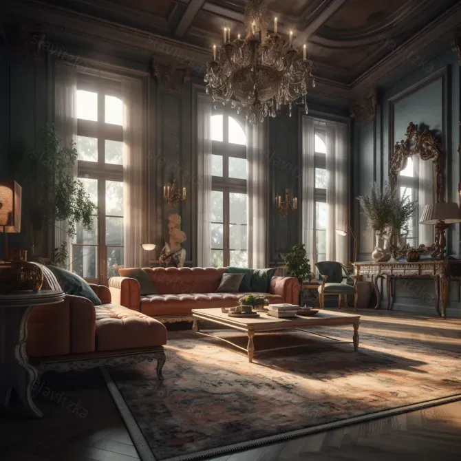 Rococo Building Renders Architecture Midjourney Prompt | PromptBase