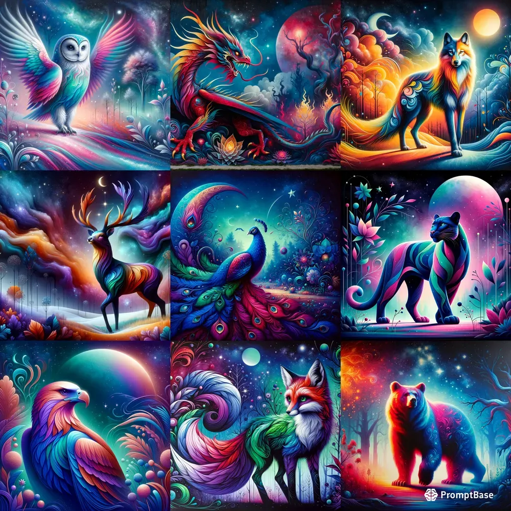 Vibrantly Coloreds DALL·E Prompt | PromptBase