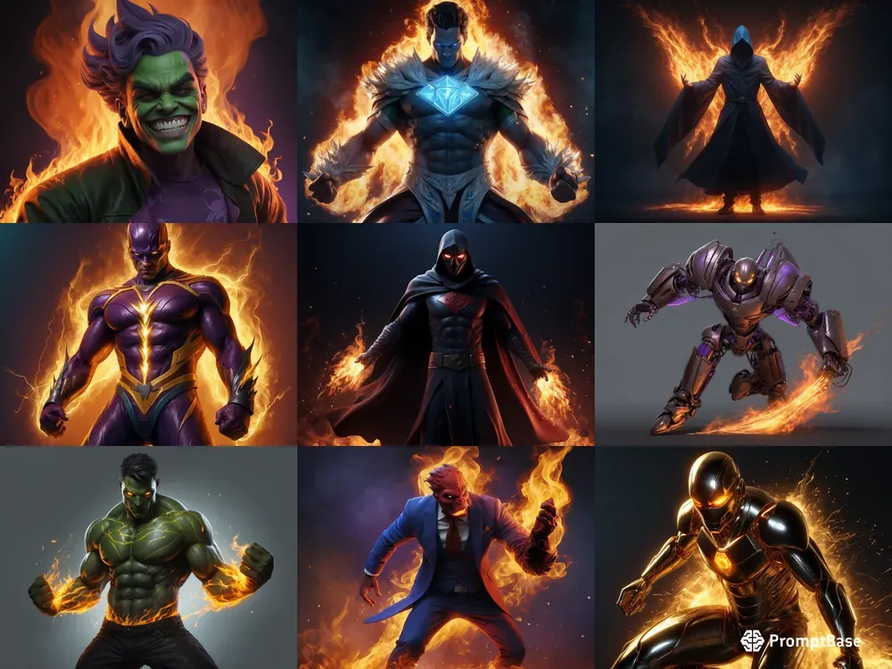 Superhero Ragecore Artworks Leonardo Ai Prompt | PromptBase