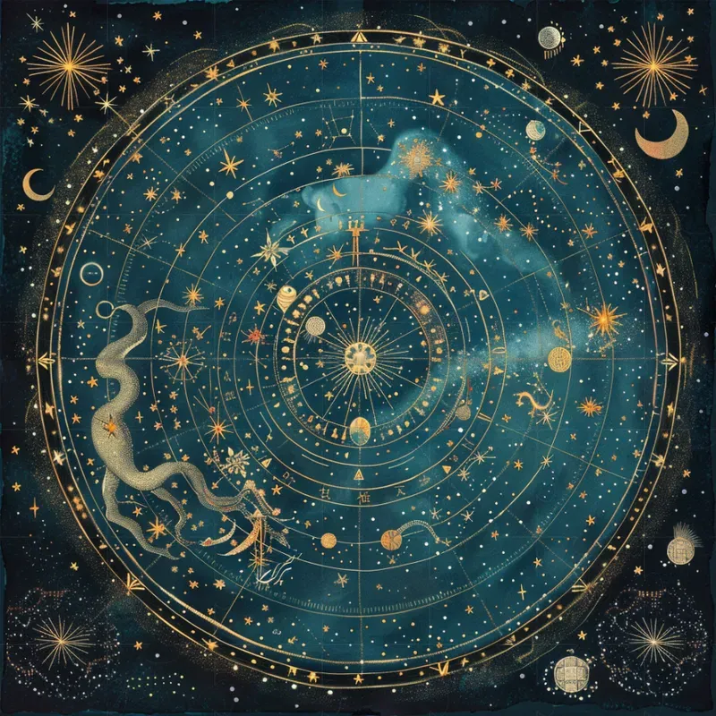 Celestial Chinese Mythology Art Midjourney Prompt | PromptBase