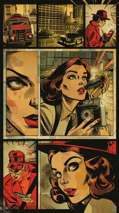 Retro Comic Book Adventure Designs Midjourney Prompt | PromptBase