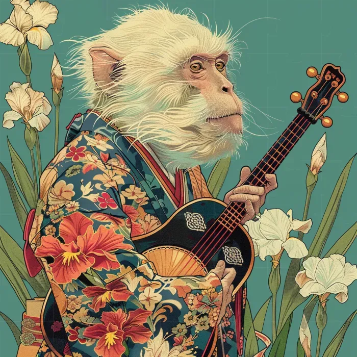 Animal Anthropomorphic Ukiyoe Fusions Midjourney Prompt | PromptBase