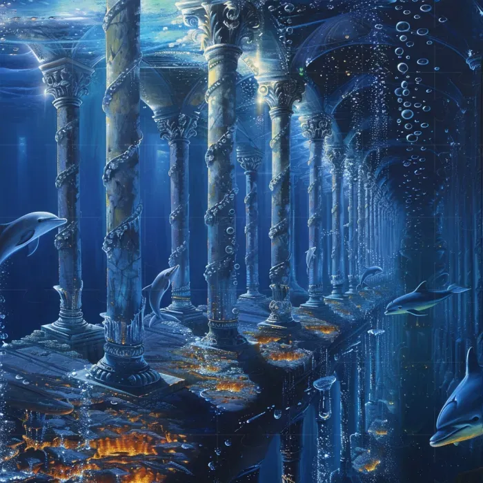 Ancientfuture Underwater Aqua Scenes Midjourney Prompt | PromptBase