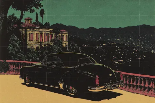 Classic Car Trading Card Designs Midjourney Prompt | PromptBase