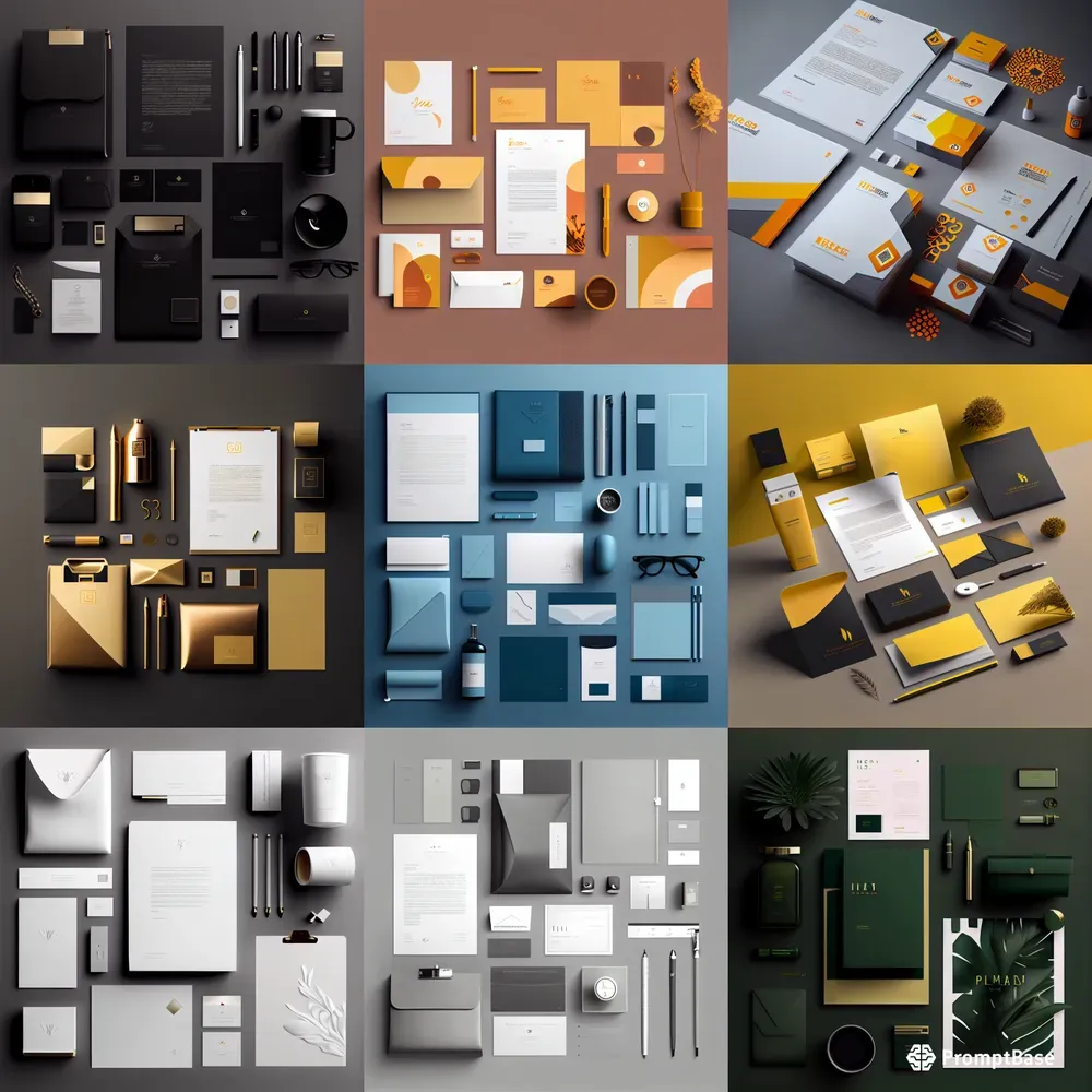 Brand Design Kits Midjourney Prompt | PromptBase