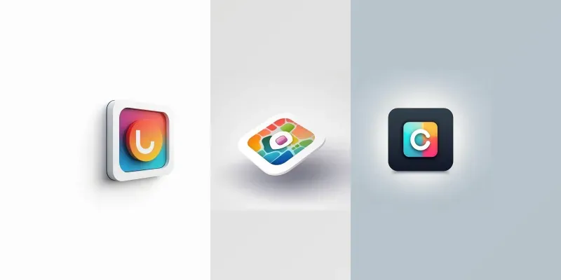 Software App Logo Icons Designers Midjourney Prompt | PromptBase
