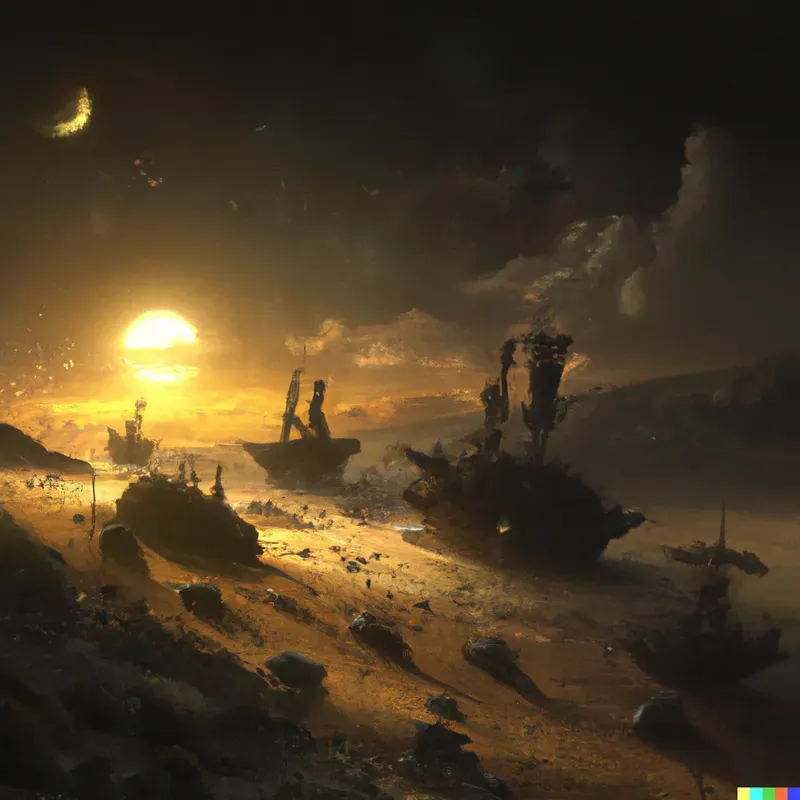 Hyper Realistic Pirate Flotillas DALL·E Prompt | PromptBase