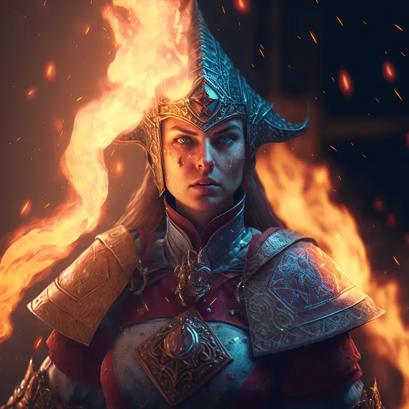 DnD Character Portrait Design Midjourney Prompt | PromptBase