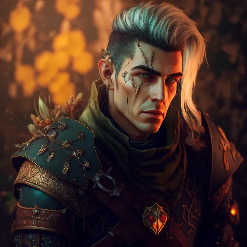 DnD Character Portrait Design Midjourney Prompt | PromptBase