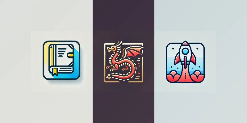 Vibrant Linear Color Icons Collection Generator App | PromptBase