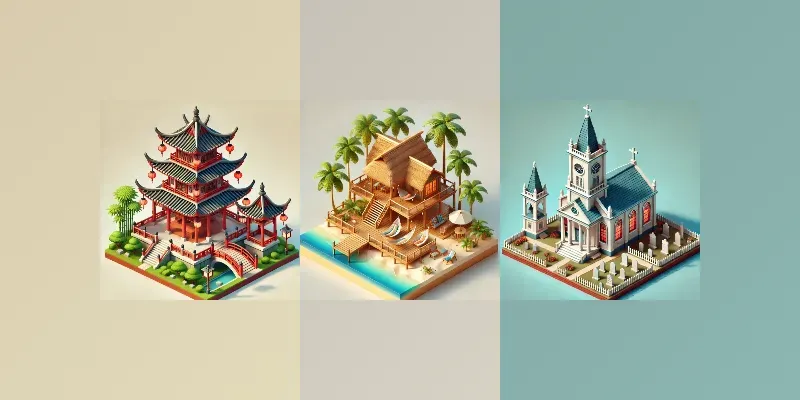3d Isometric Architectural Models Generator App | PromptBase
