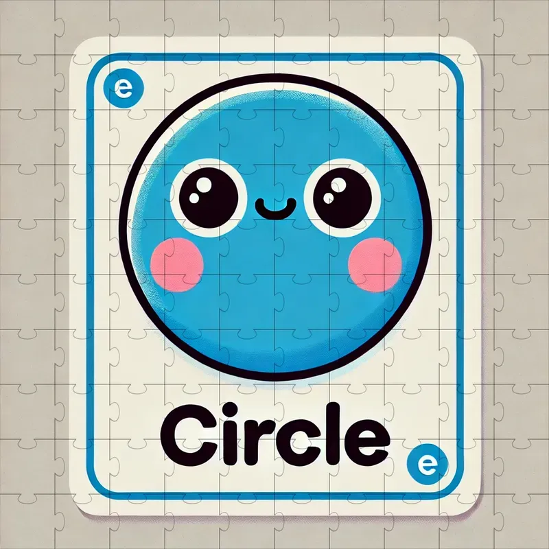 Customizable Cute Shape Flashcards DALL·E Prompt | PromptBase